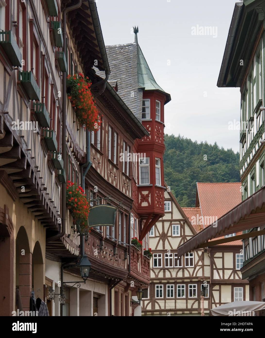 old town, timbered, miltenberg, old towns, half-timbered, timbereds ...