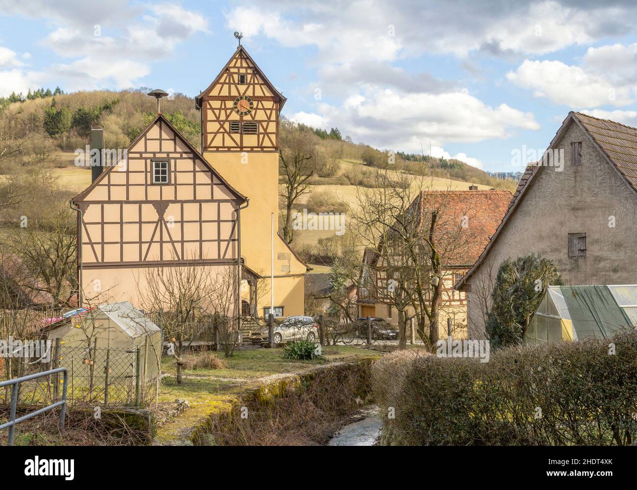 church, half timbered, churchs, half-timbereds Stock Photo - Alamy