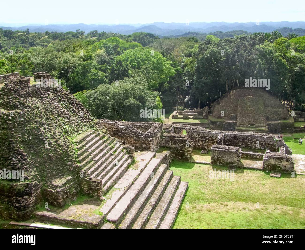 pyramid, maya ruin, caracol, pyramids, ruins Stock Photo - Alamy