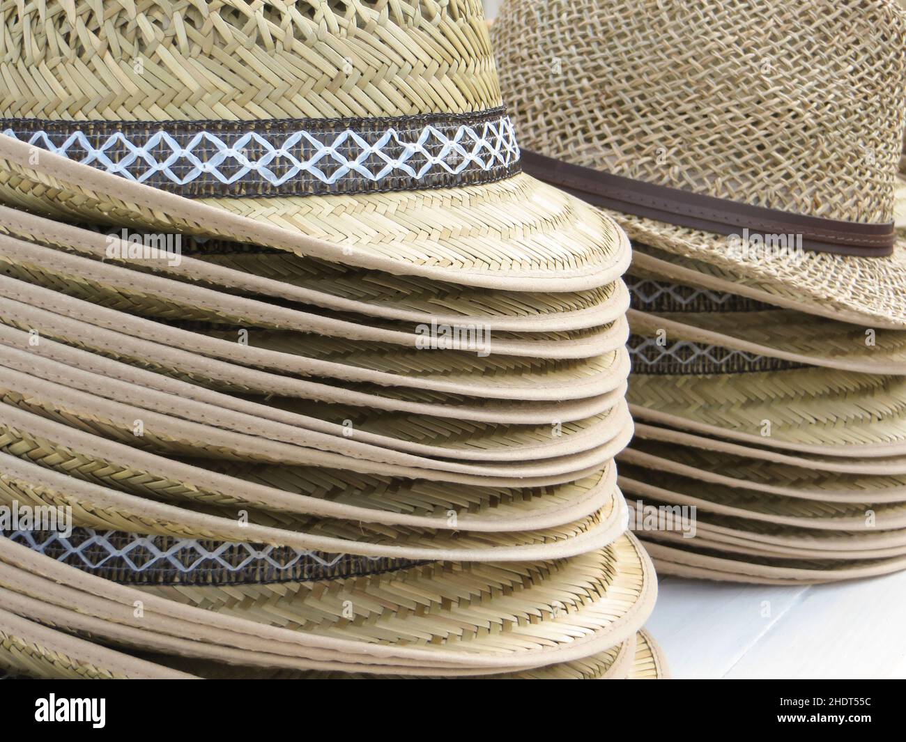 straw hat, straw hats Stock Photo - Alamy