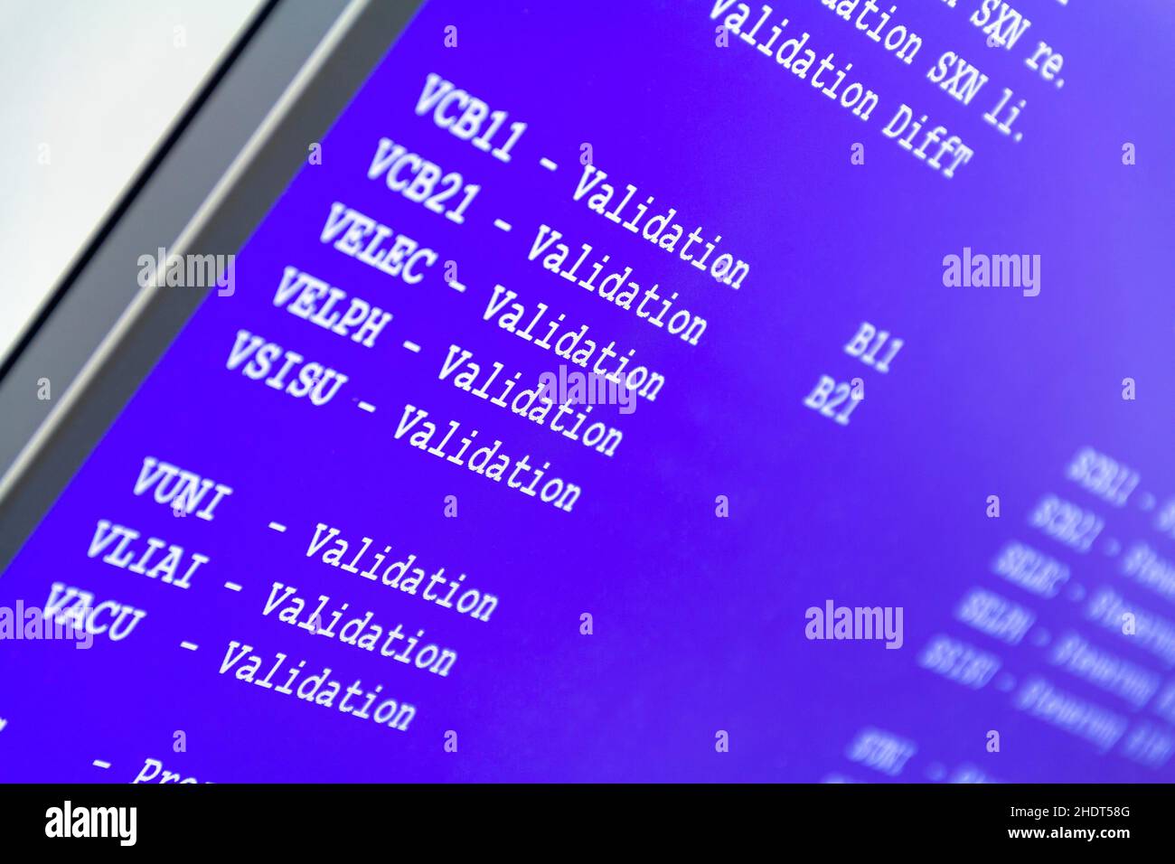 Validation technique hi-res stock photography and images - Alamy
