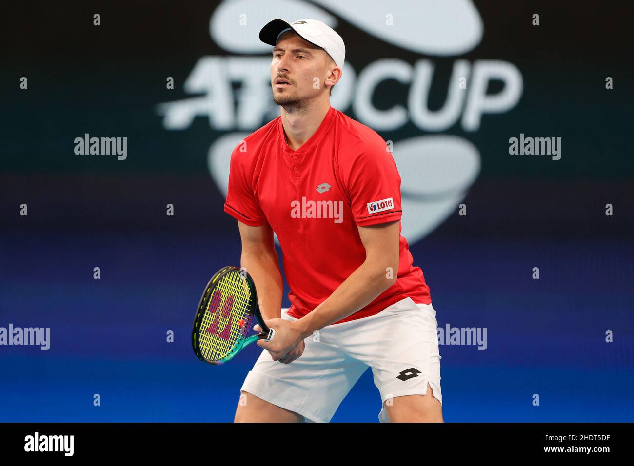 Sydney, Australia. 07th Jan, 2022. Jan Zielinski of Team Poland waiting ...
