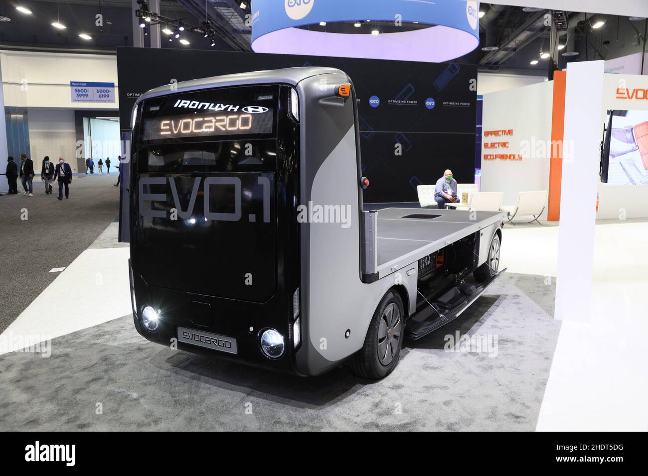 Evocargo autonomous all electric hydrogen based logistics vehicle hi-res stock photography and ...