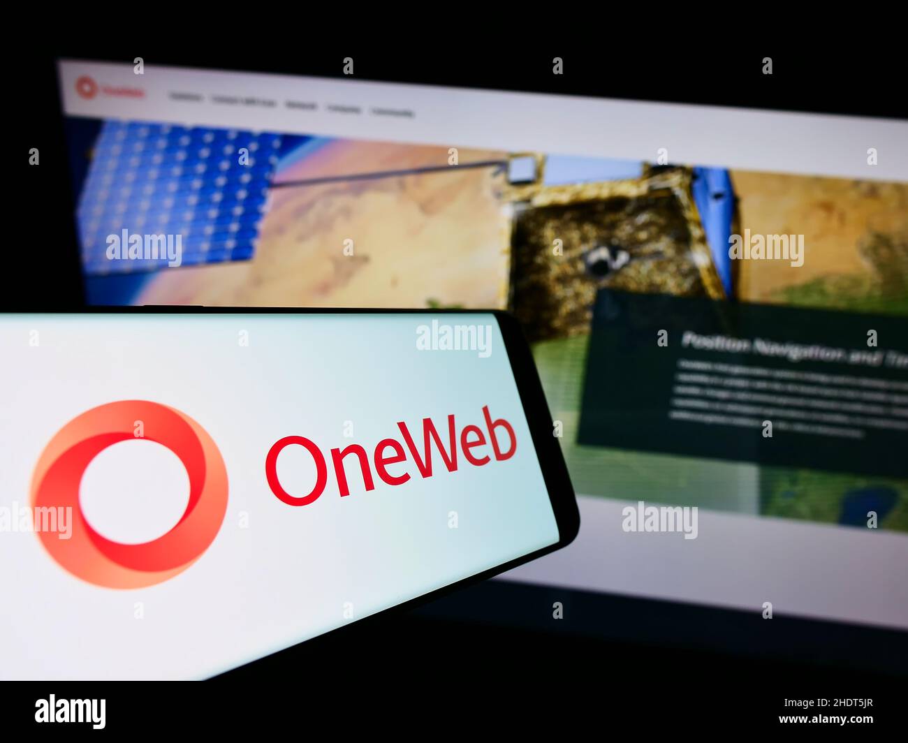 Mobile phone with logo of company Network Access Associates Ltd ...