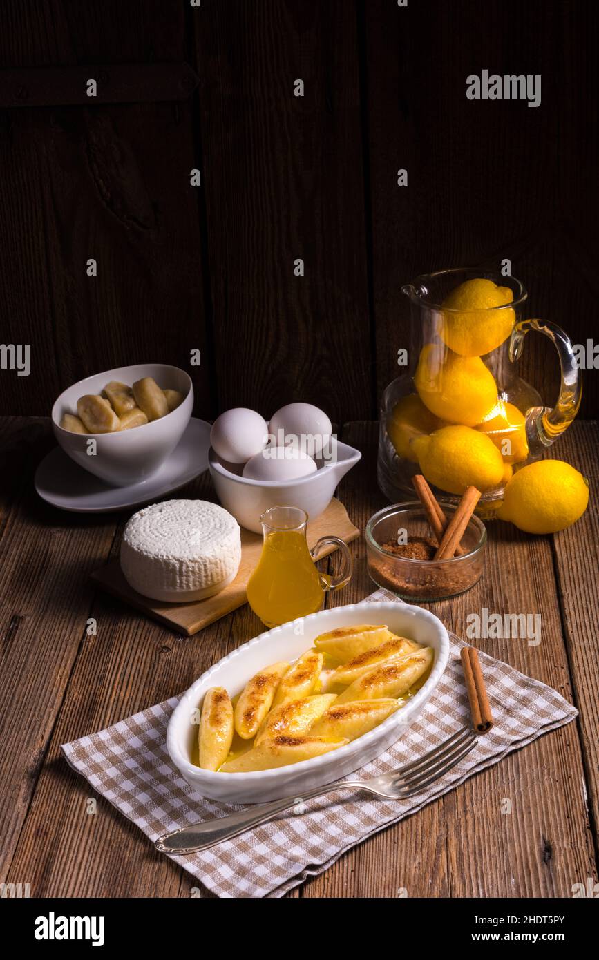 dessert, noodles, desserts, noodle, pasta Stock Photo - Alamy