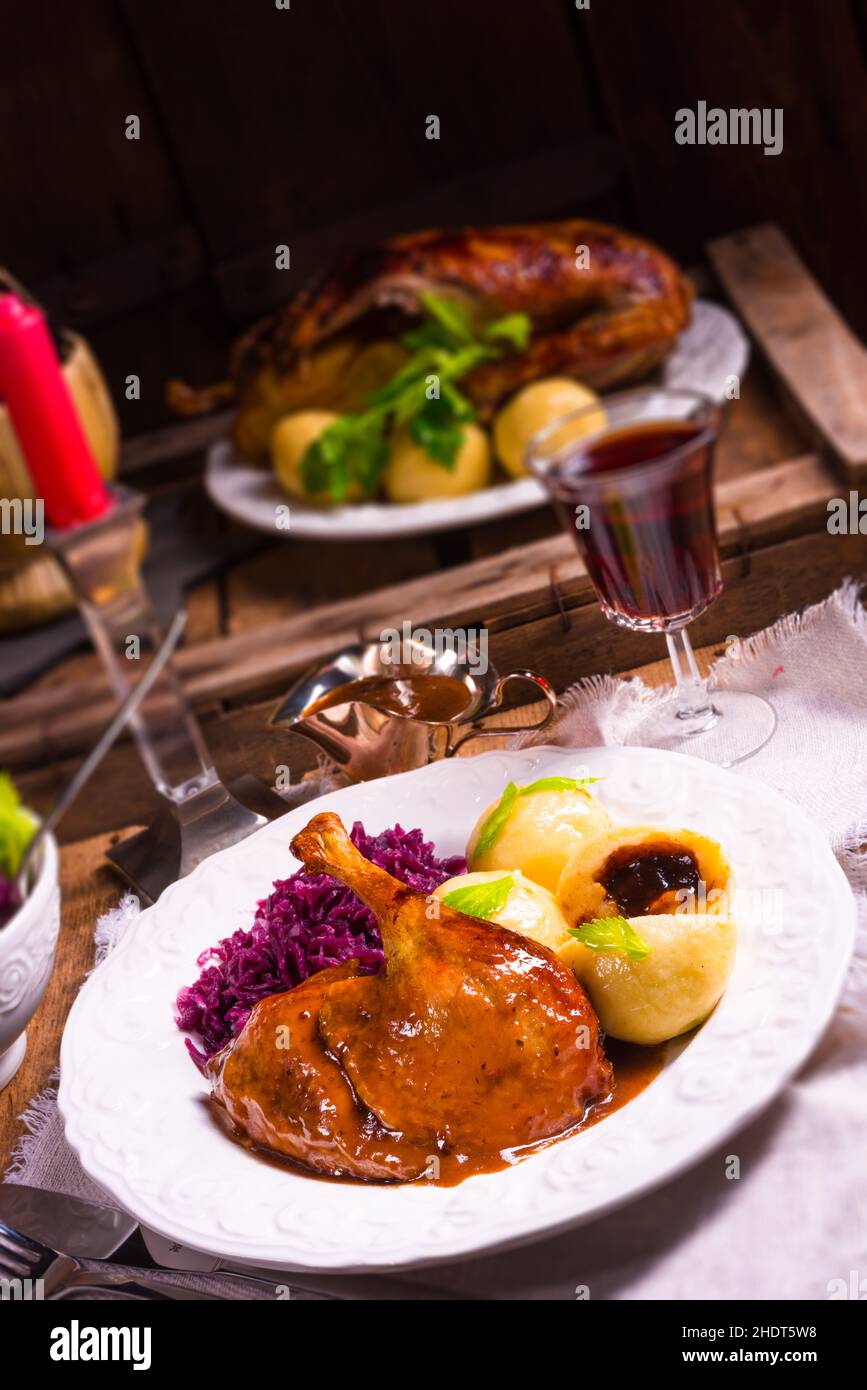 feast, christmas dinner, duck meat, feasts, christmas dinners, duck ...