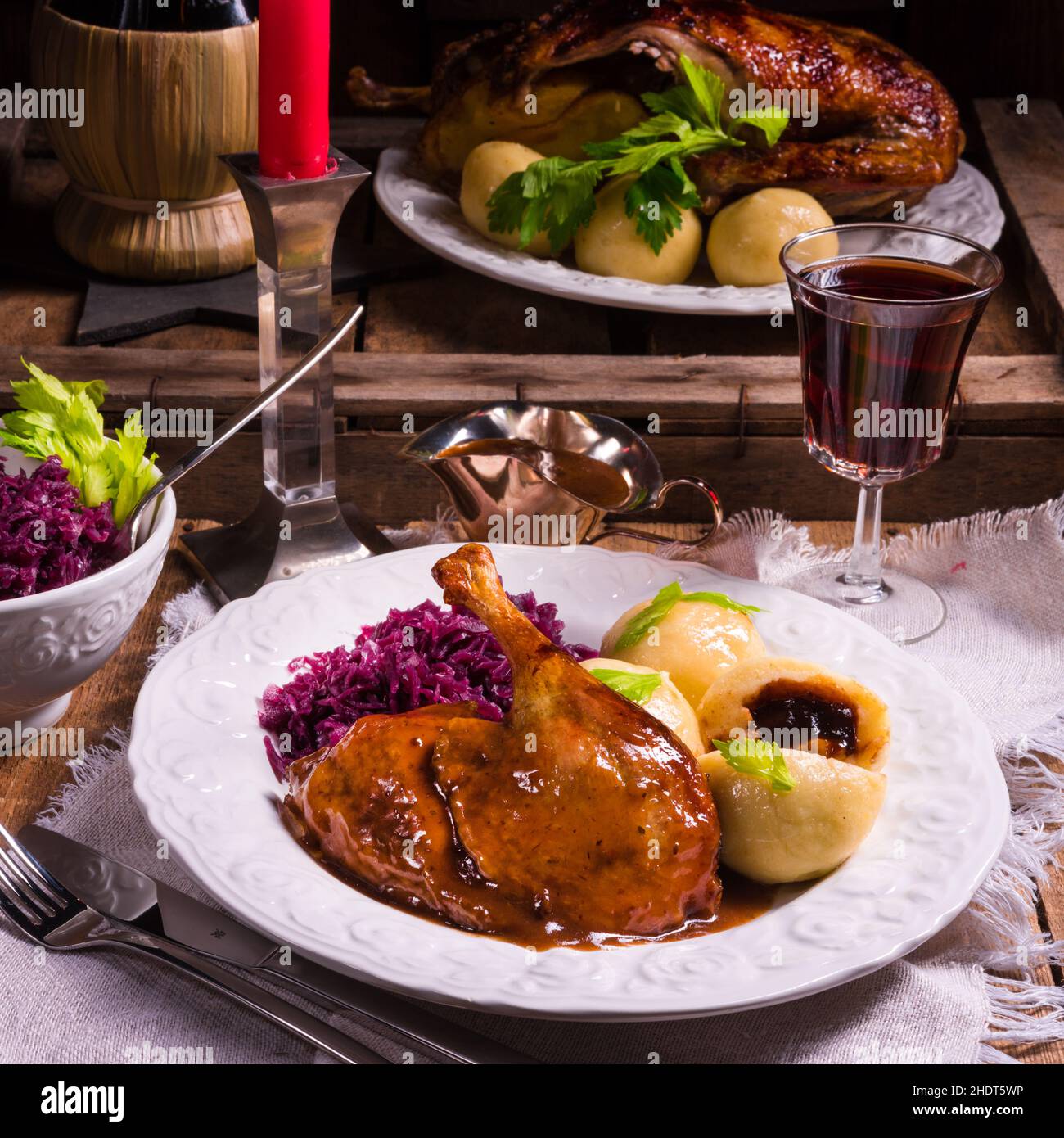 feast, christmas dinner, duck meat, feasts, christmas dinners, duck ...