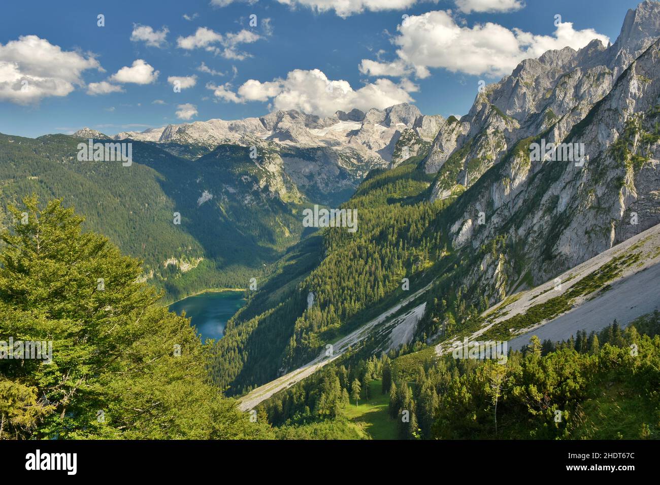 lake, dachstein mountains, gosaukamm, lakes Stock Photo - Alamy