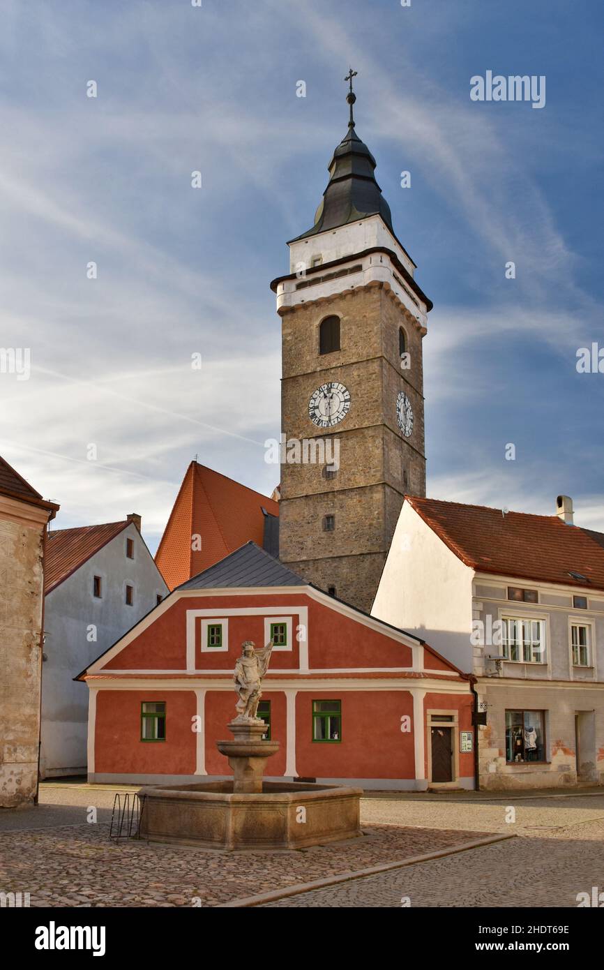 church, slavonice, churchs Stock Photo - Alamy