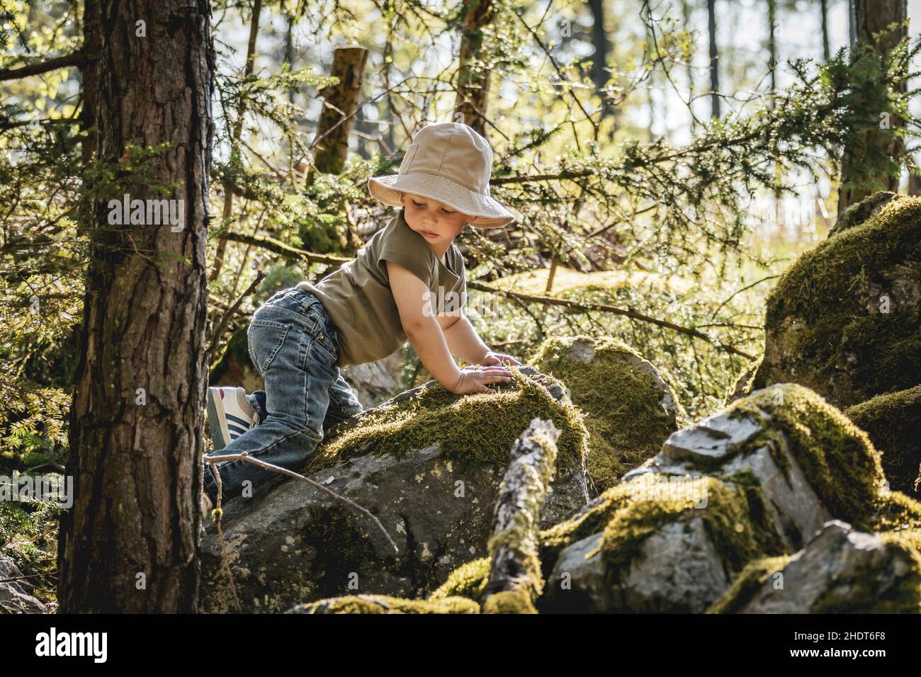 boy, nature, climbing, boys, natur, natures Stock Photo - Alamy