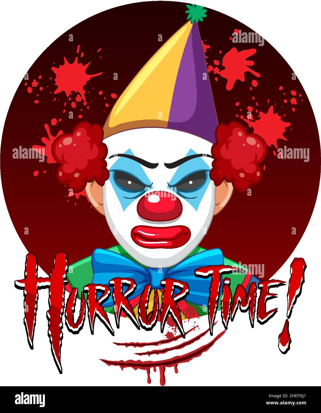 Scary frightening face eyes Cut Out Stock Images & Pictures - Alamy