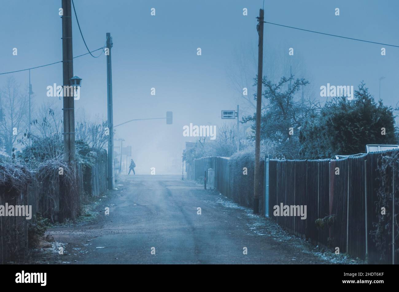 winter, city, east germany, winters, cities, east germanies Stock Photo ...