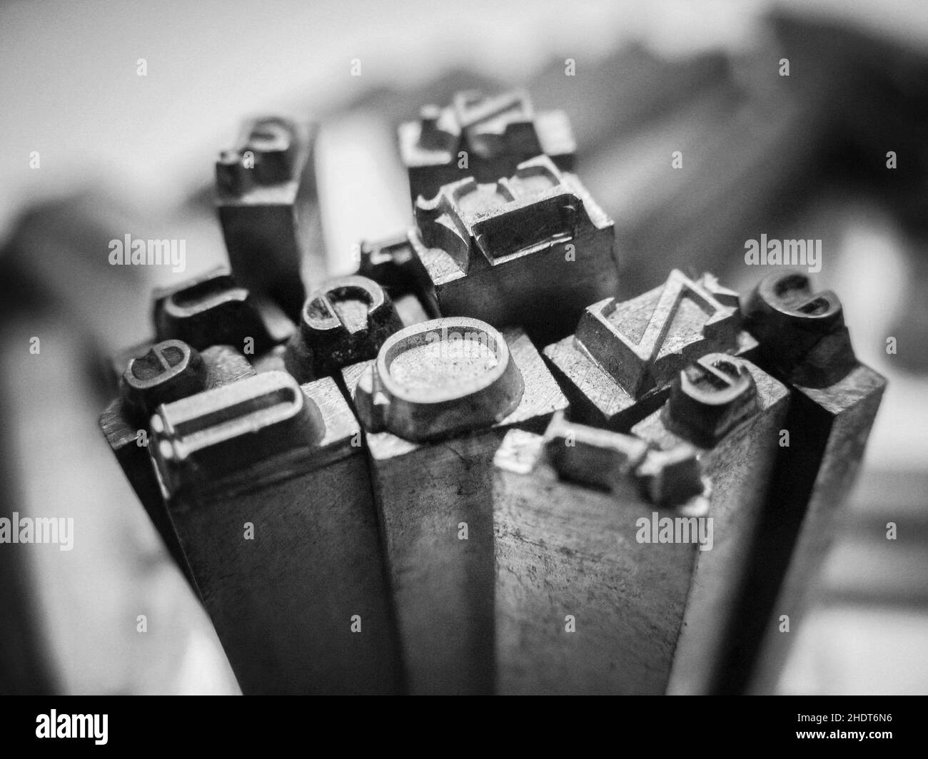 Pressure letters Black and White Stock Photos & Images - Alamy