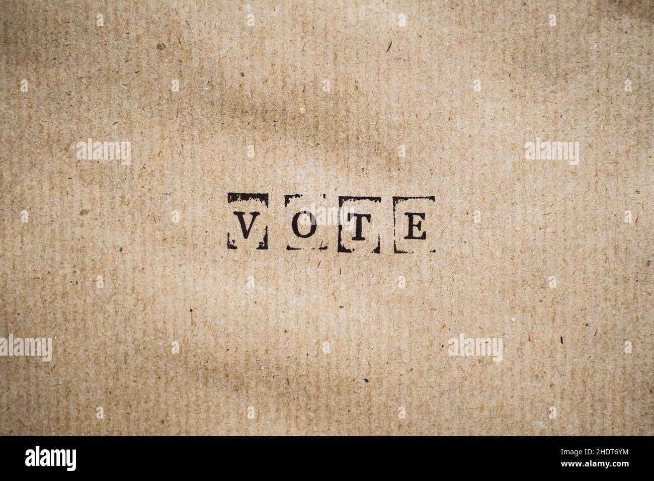 Vote typography hi-res stock photography and images - Alamy
