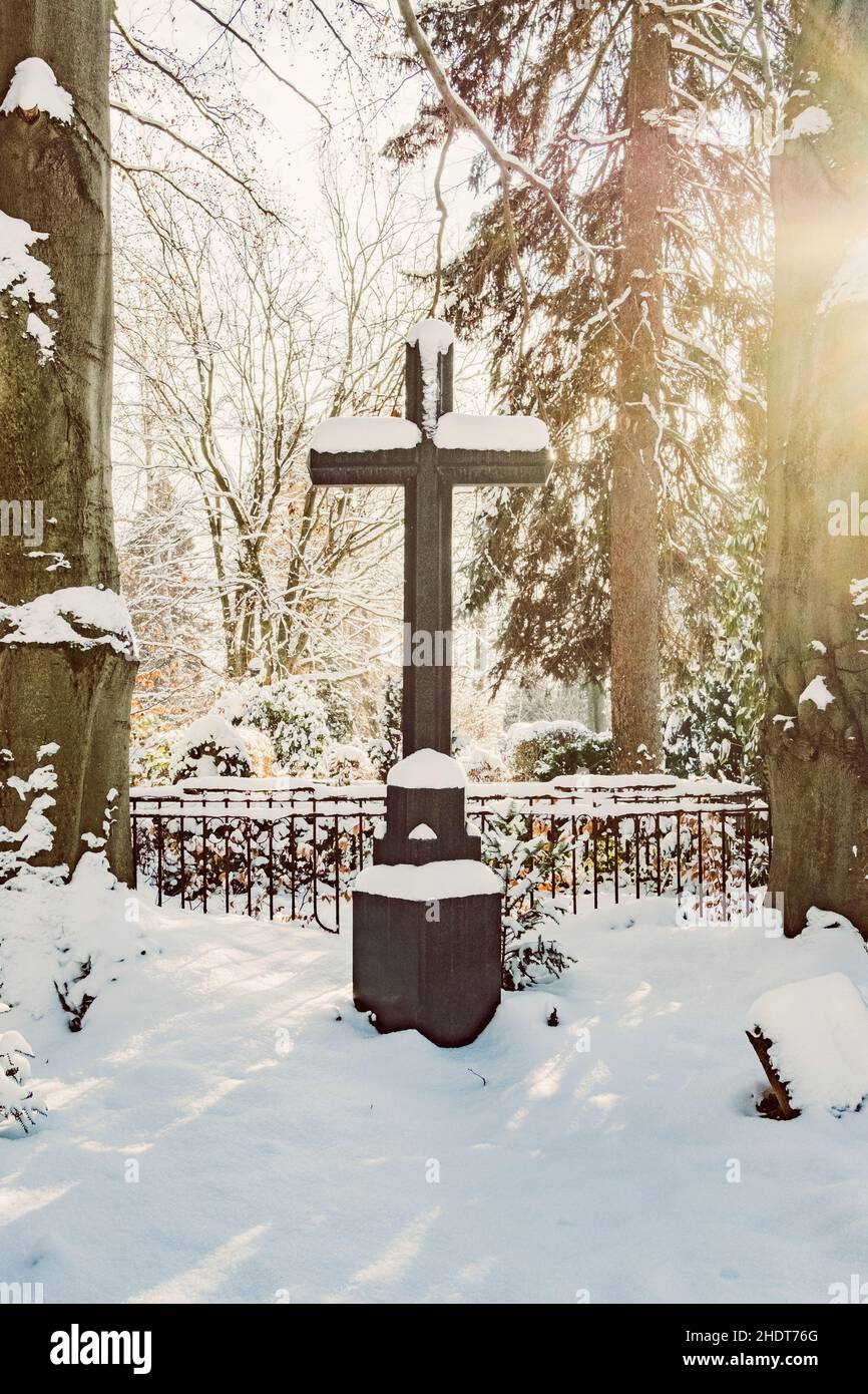 cemetery, cross, cemeteries, crosses Stock Photo - Alamy