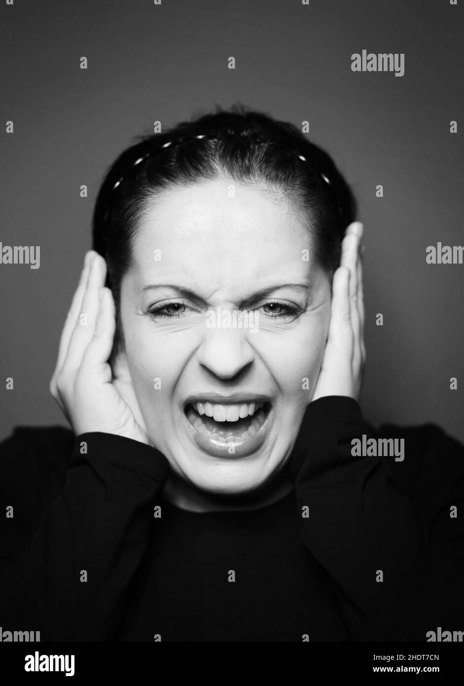 Loud sounds Black and White Stock Photos & Images - Alamy