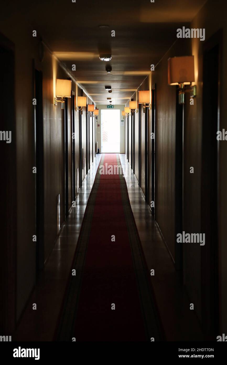 Escape corridors hi-res stock photography and images - Alamy