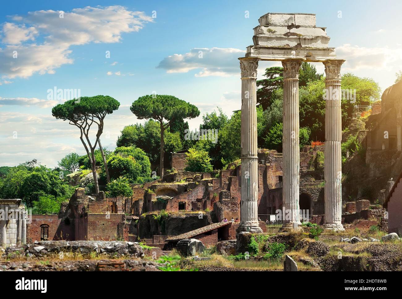 rome, forum romanum, romes, roman forums Stock Photo - Alamy