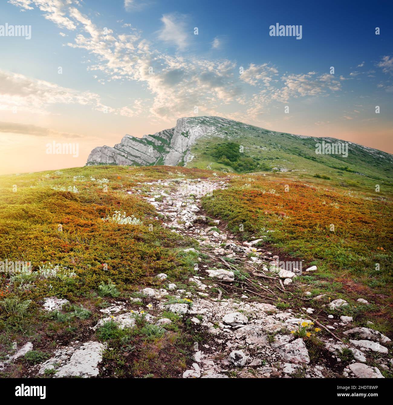 Footpaths on mountains hi-res stock photography and images - Alamy
