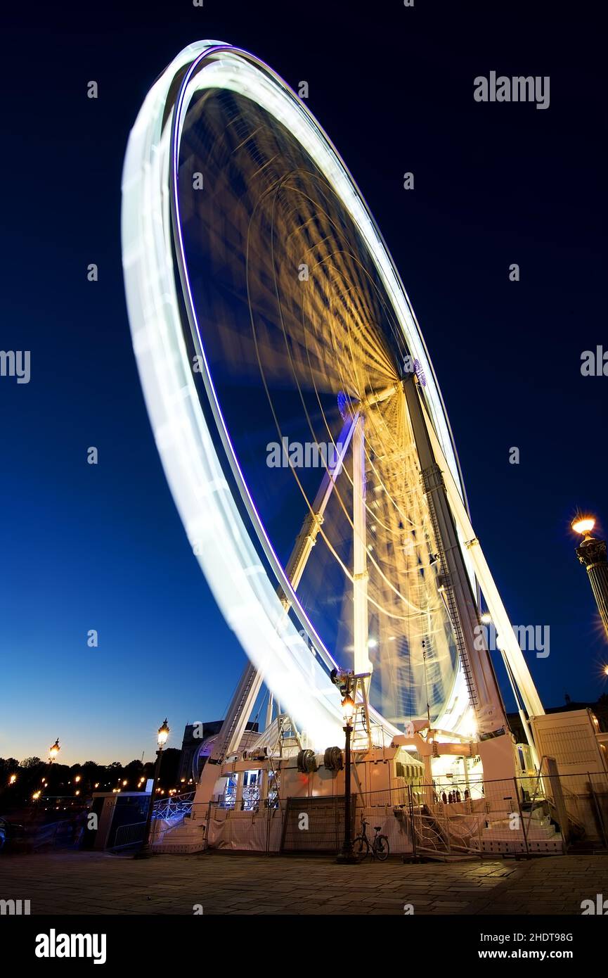 funfair, ferris wheel, fairgrounds, ferris wheels Stock Photo - Alamy