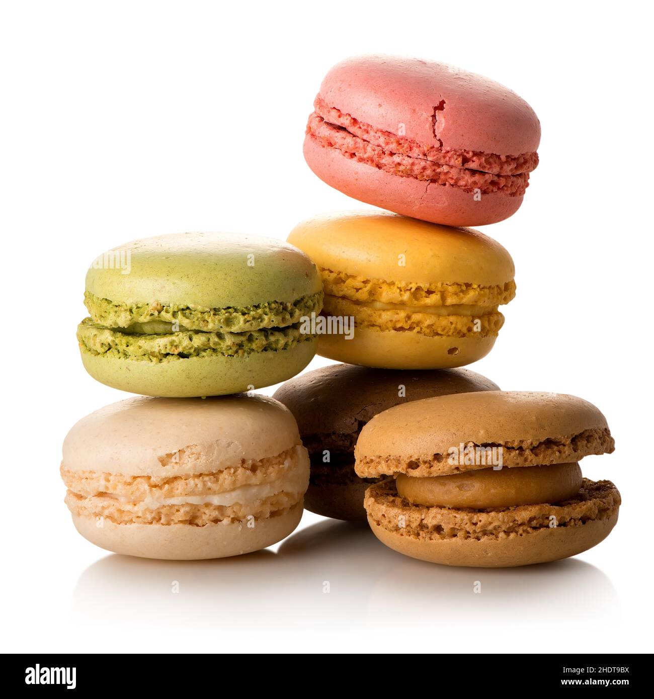 almond biscuits, macaron, pastry, macarons Stock Photo - Alamy