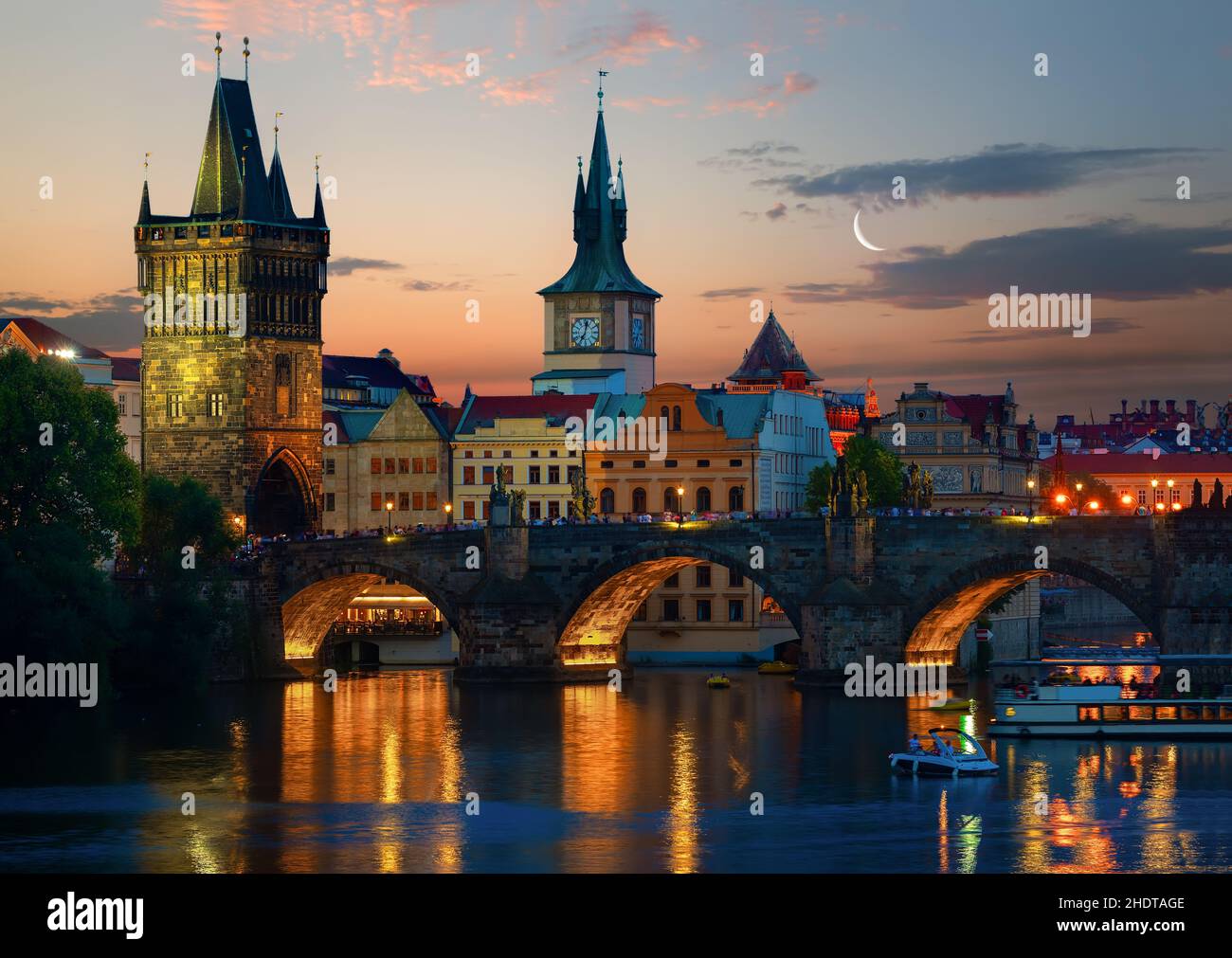 prague, vltava river, charles bridge, pragues, vltava rivers, charles ...