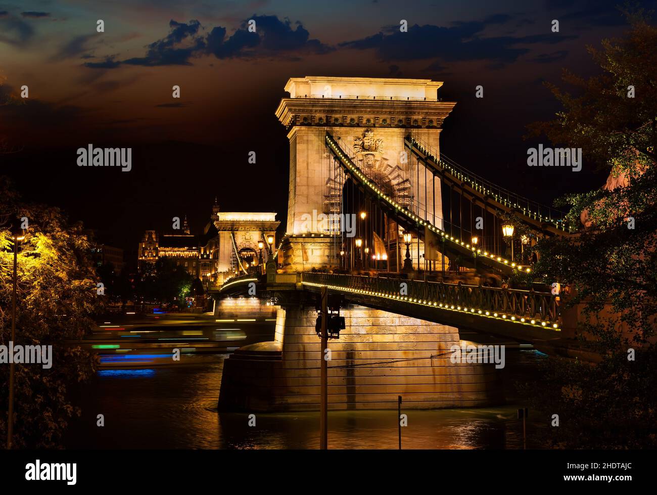 budapest, chain bridge, budapests, chain bridges Stock Photo - Alamy