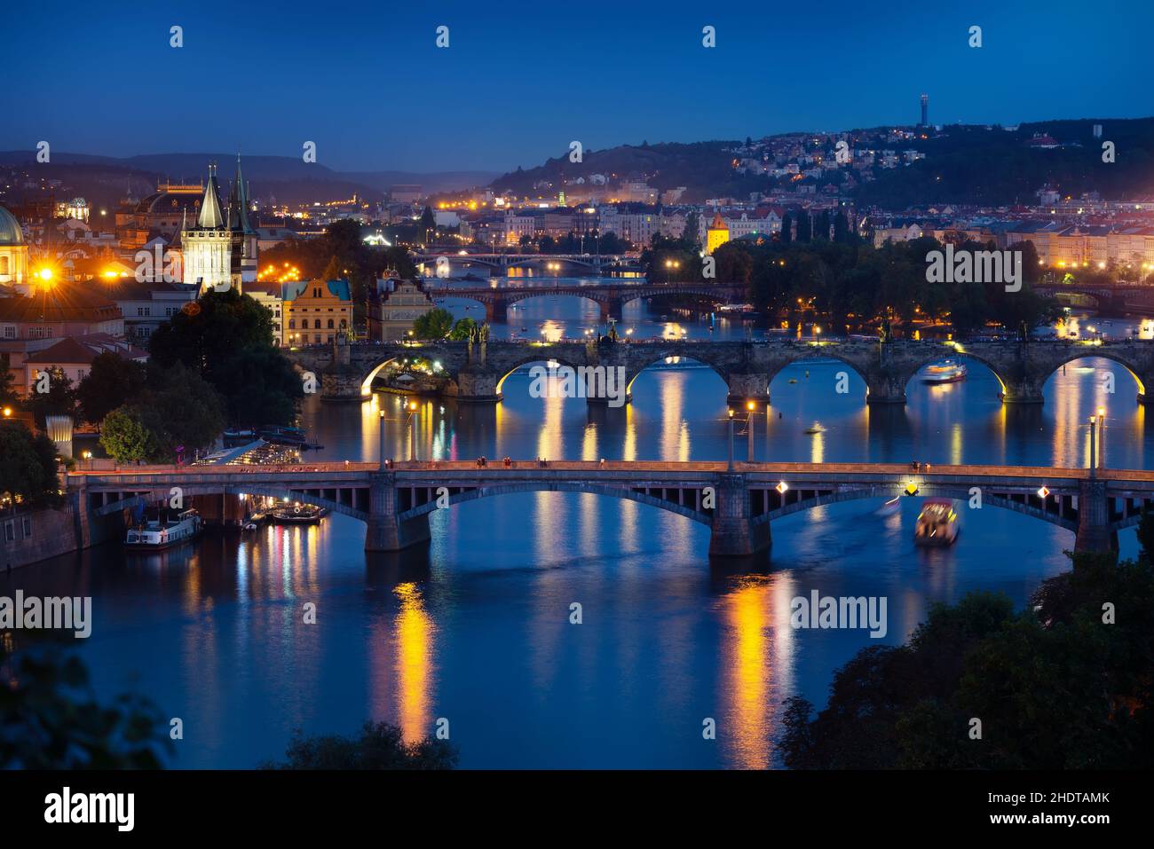 Pragues bridges hi-res stock photography and images - Alamy