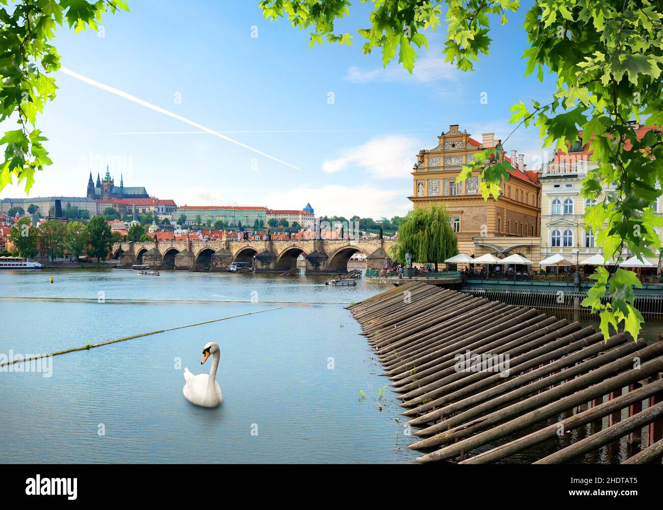 prague, vltava river, pragues, vltava rivers Stock Photo - Alamy