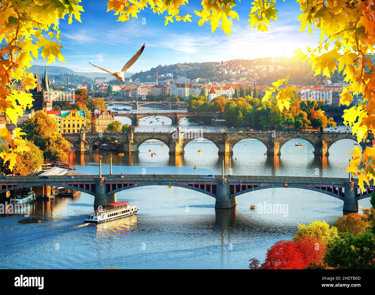 bridges, prague, bridge, pragues Stock Photo - Alamy