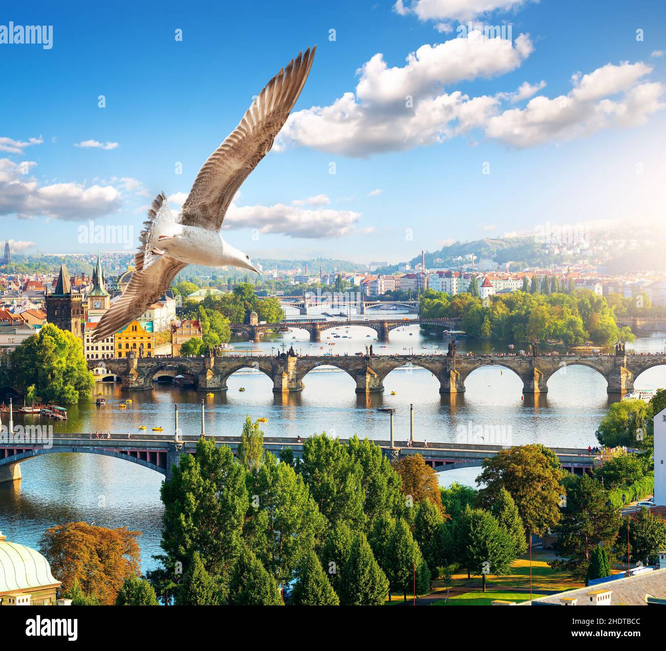 bridges, prague, vltava river, bridge, pragues, vltava rivers Stock ...