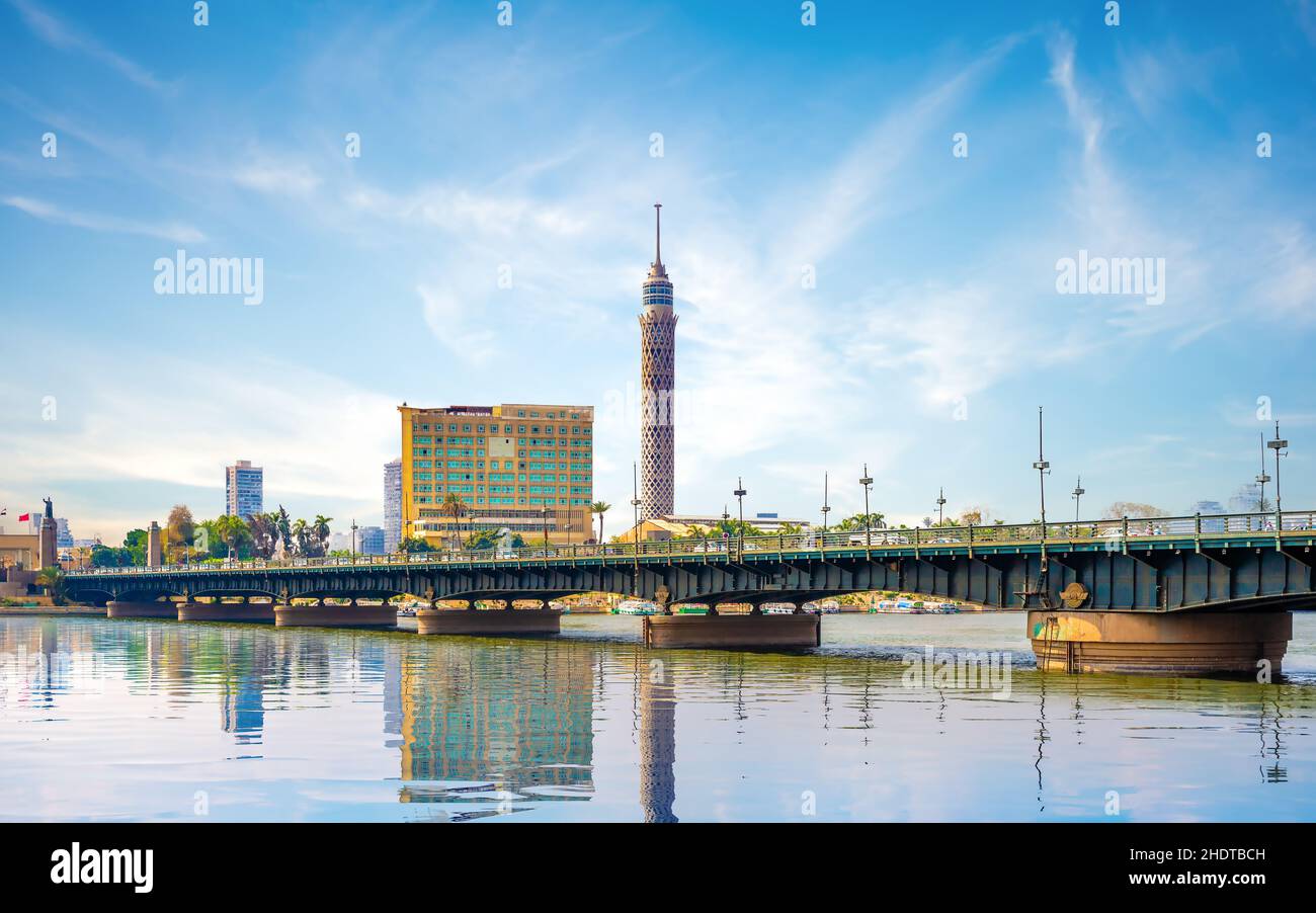 television tower, nile river, cairo, television towers, nile, nile ...