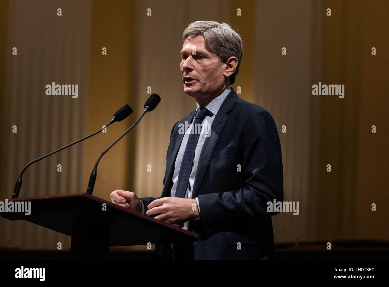 Tom Malinowski, D-NJ, speaks as members of Congress share recollections ...