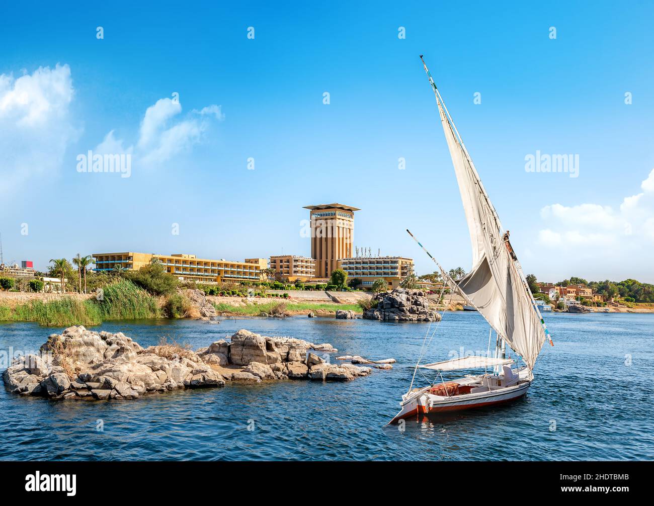 Aswan hotels hi-res stock photography and images - Alamy