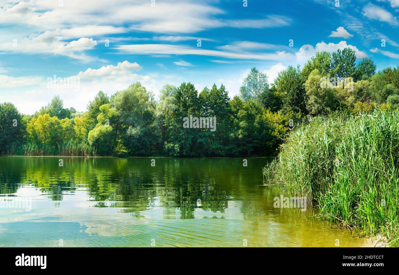 lake, spring, lakes Stock Photo - Alamy