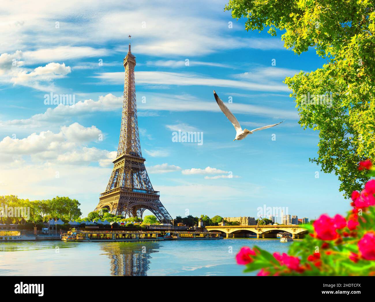 seine, paris, eiffel tower, seines, eiffel towers Stock Photo - Alamy