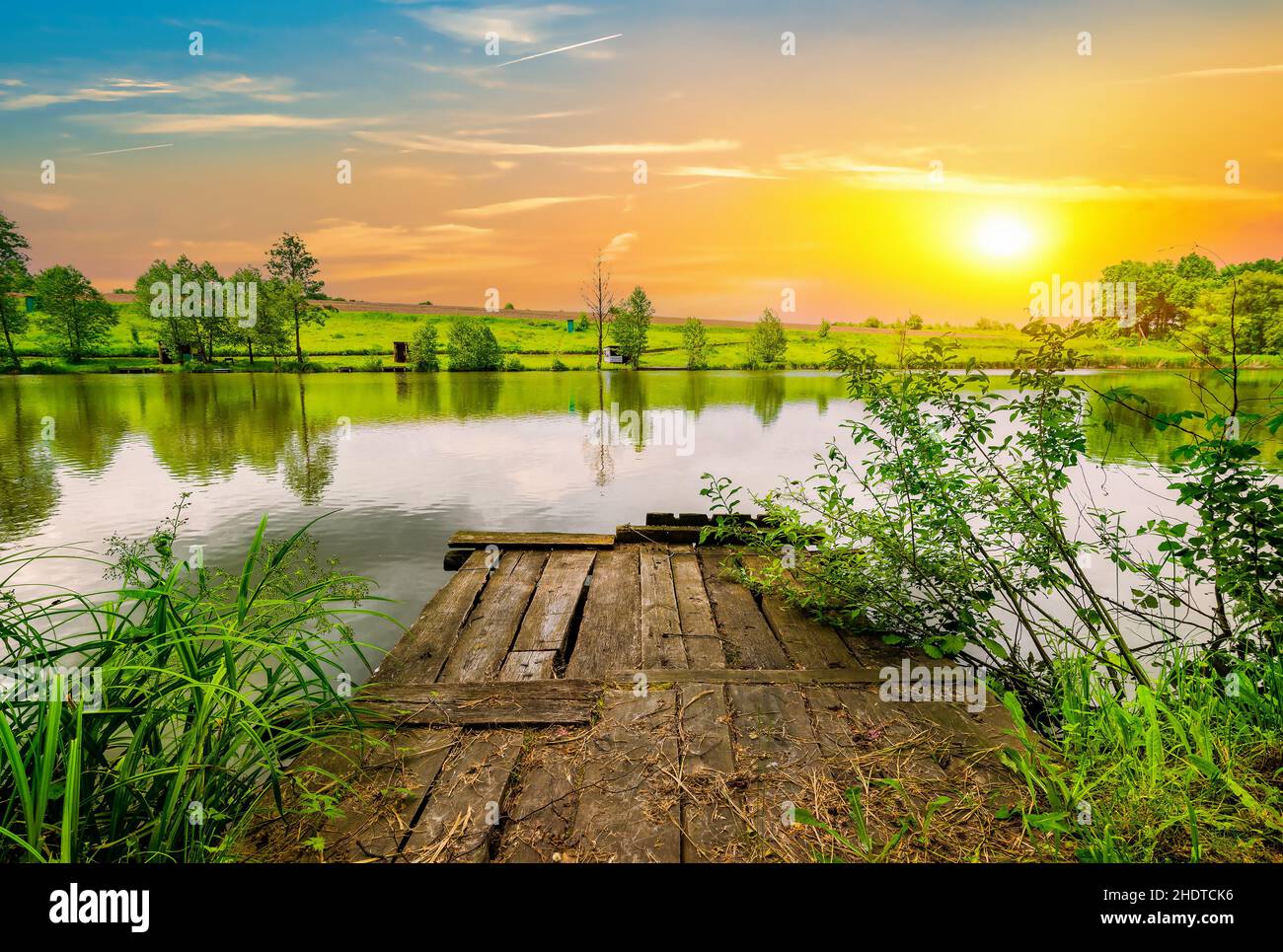 pier, river, piers, rivers Stock Photo - Alamy