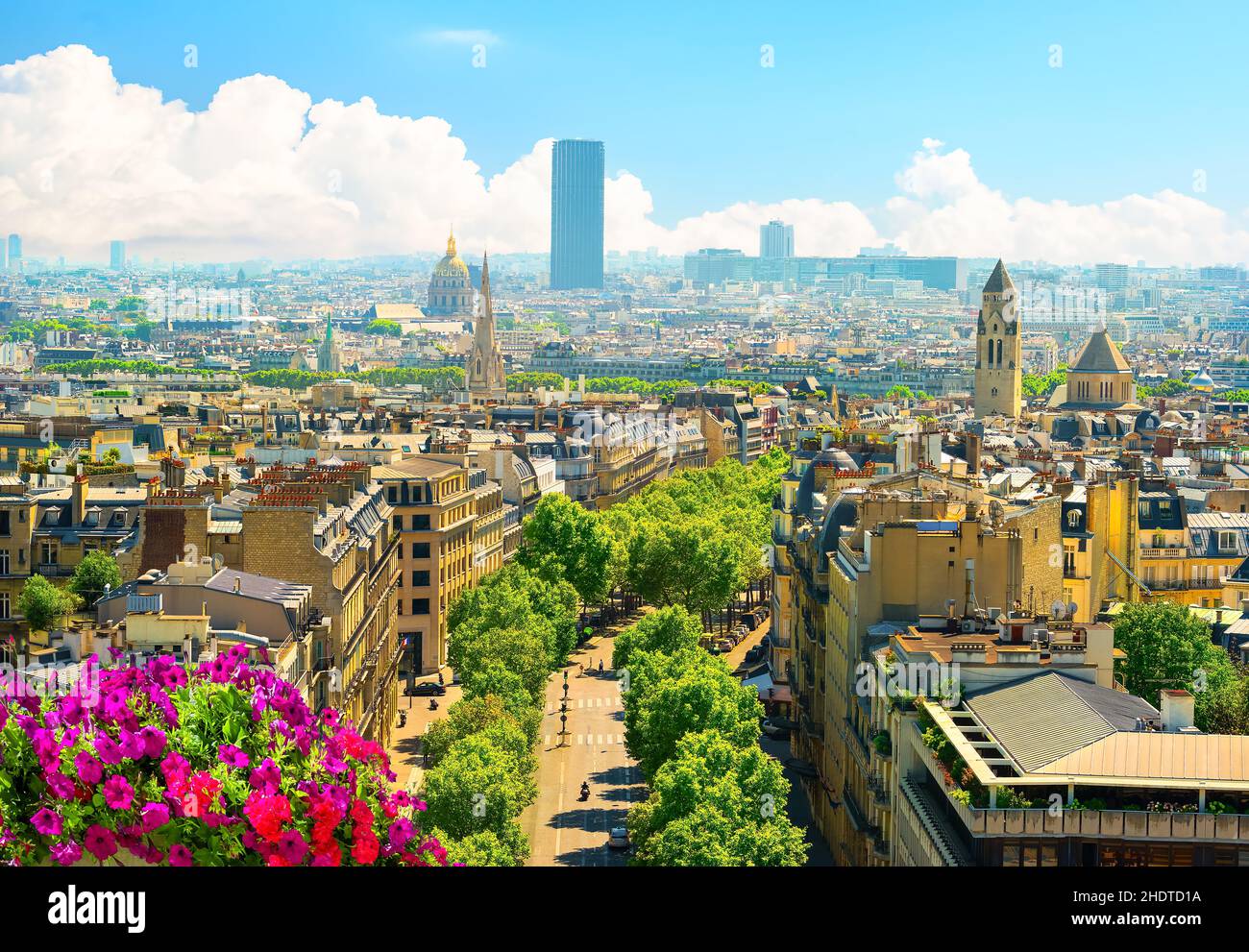 city view, paris, montparnasse, city views, montparnasses Stock Photo ...