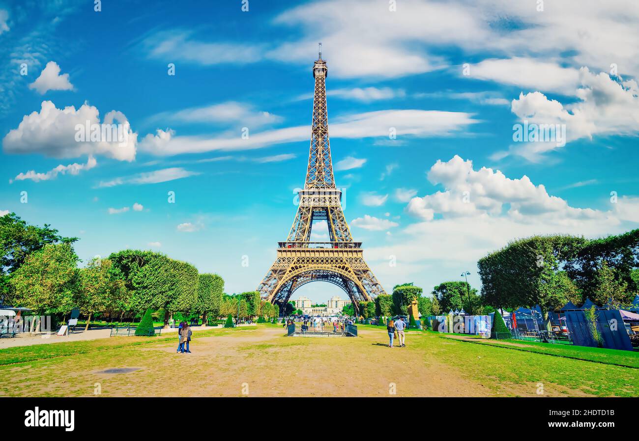 paris, eiffel tower, eiffel towers Stock Photo - Alamy