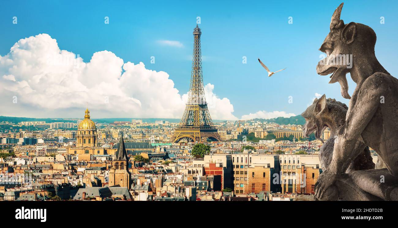 paris, eiffel tower, demon, eiffel towers, demons Stock Photo - Alamy