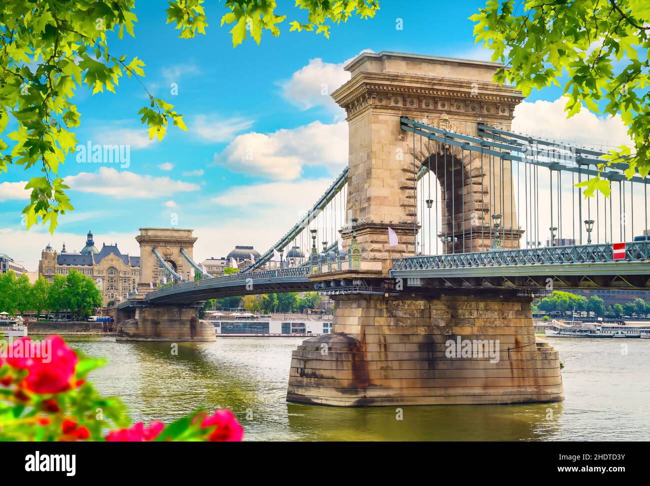 budapest, chain bridge, budapests, chain bridges Stock Photo - Alamy