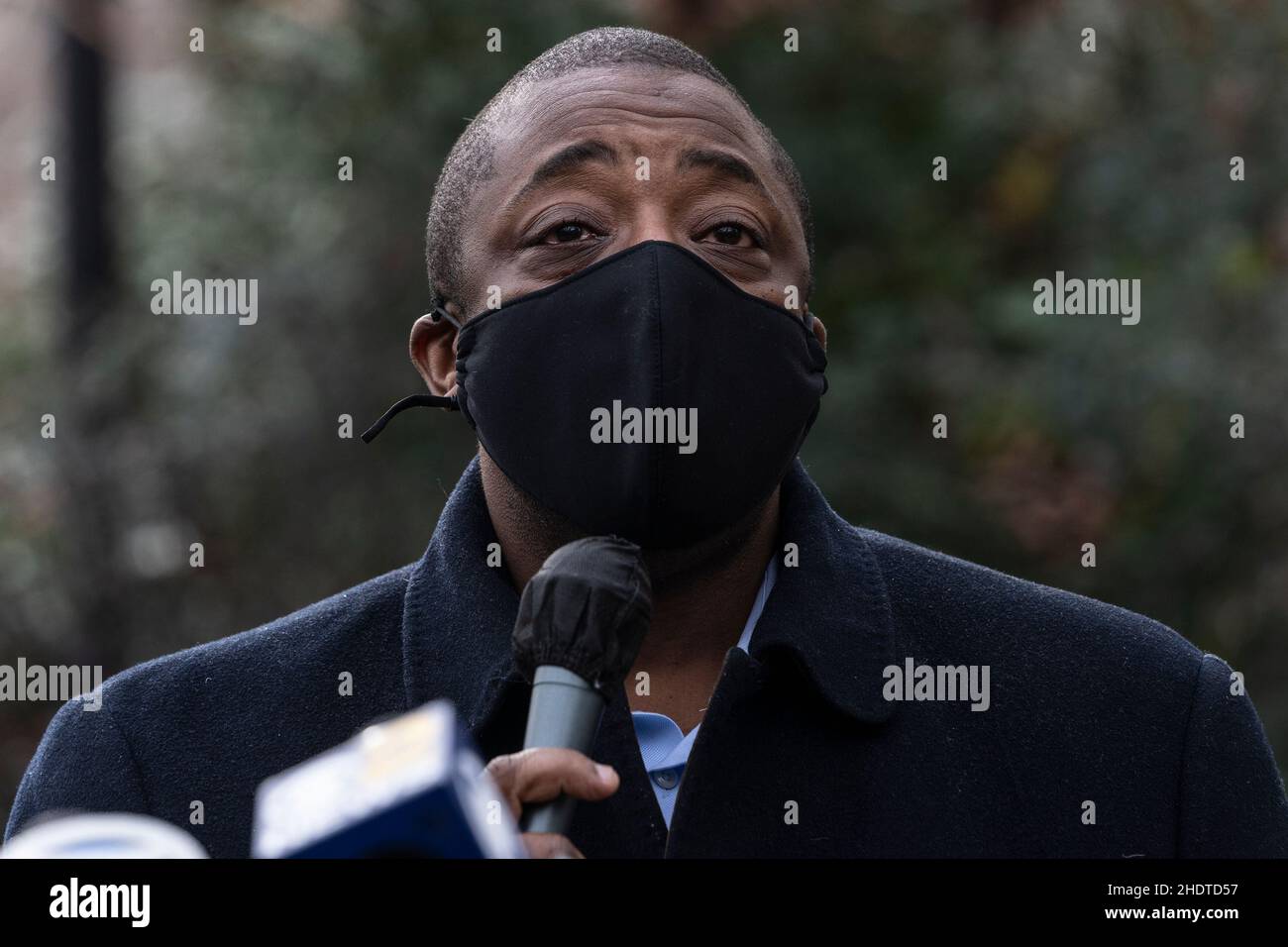 Lieutenant Governor Brian Benjamin speaks at Vigil for Democracy on ...