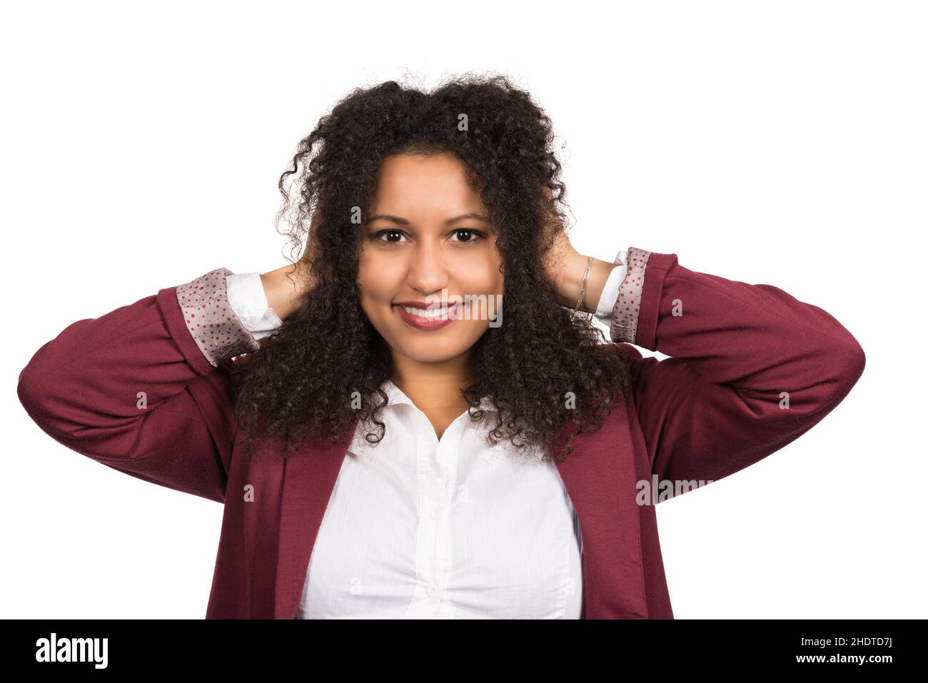 young woman, cover ears, hands covering ears, girl, girls, woman, young ...