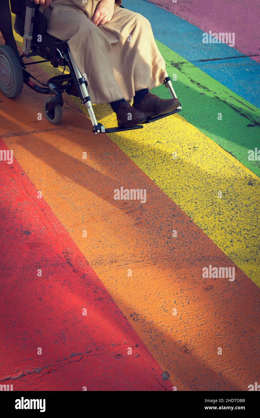 Colours wheelchairs hi-res stock photography and images - Alamy