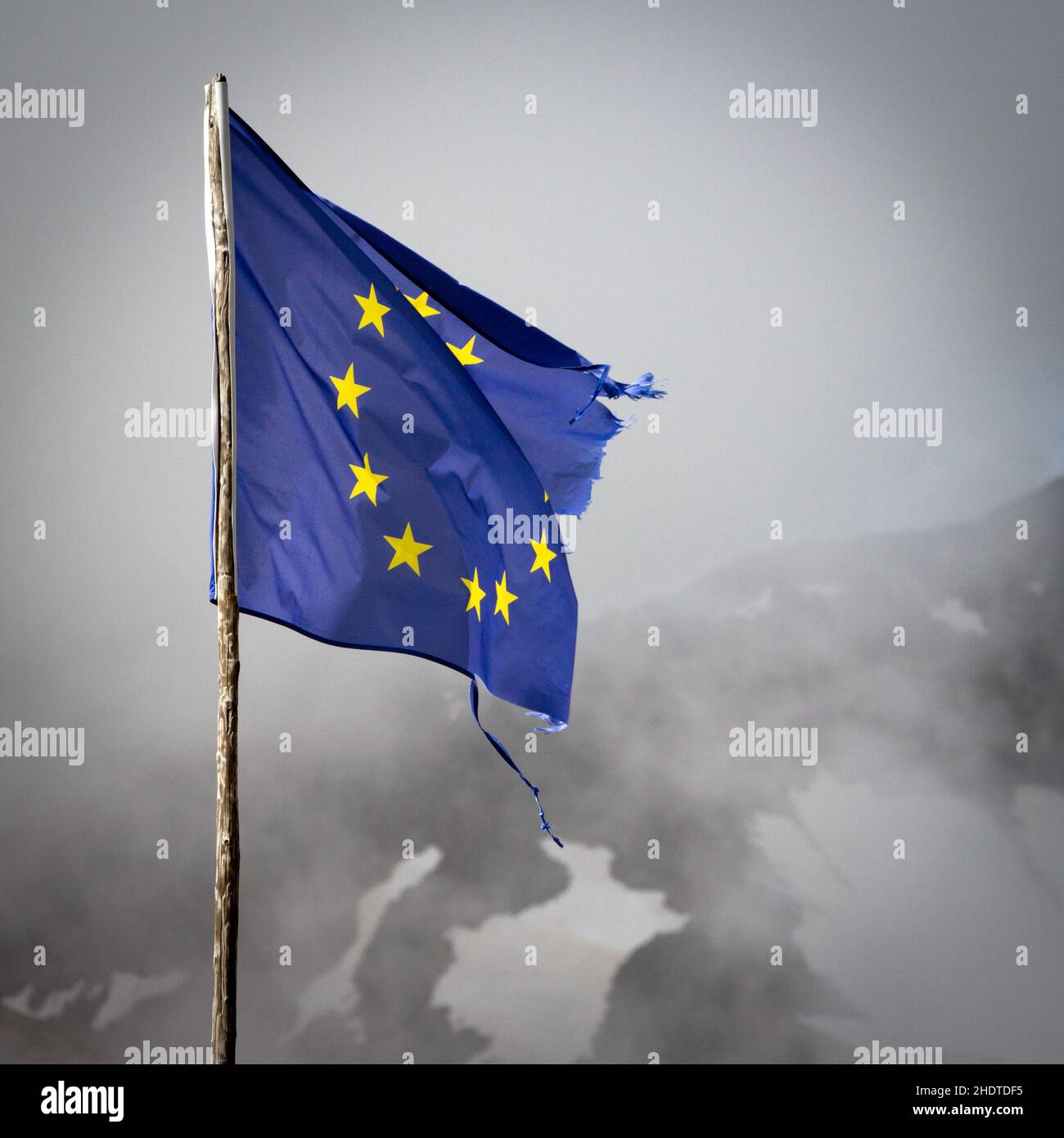 Europe flag hi-res stock photography and images - Alamy