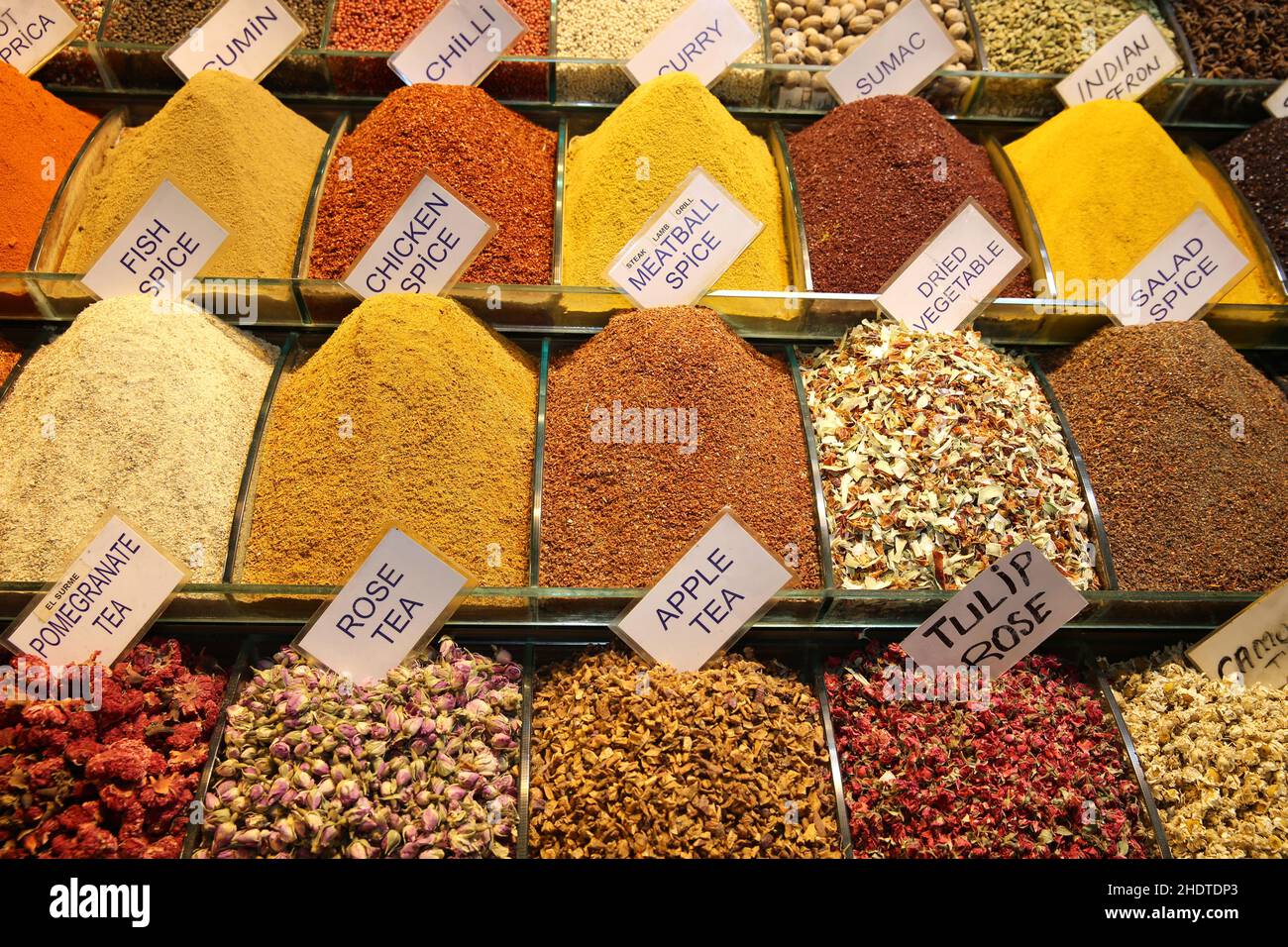 spices, spice stall, spice, spice stalls Stock Photo - Alamy