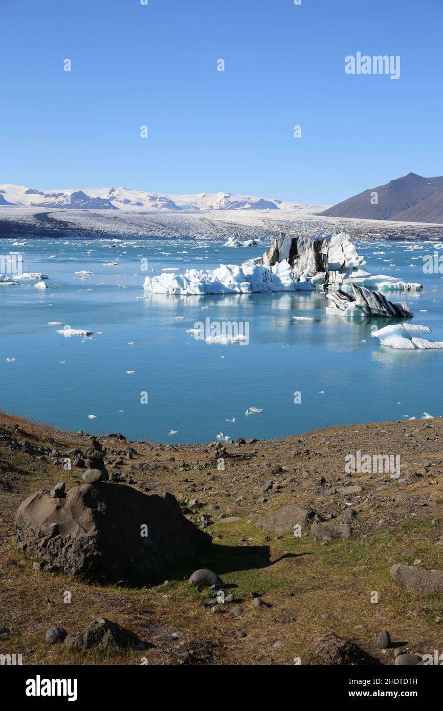 glacier, glacial lake, ice floes, glaciers, glacial lakes, ice floe ...
