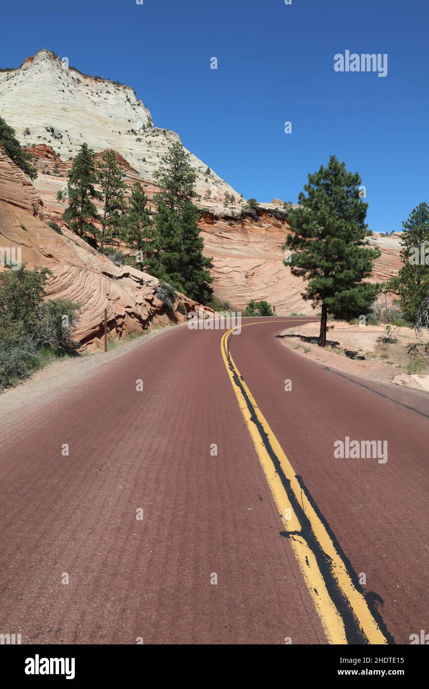 utah state route 12 Stock Photo - Alamy