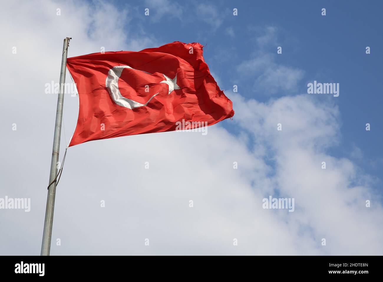national flag, turkey, national flags, turkeys Stock Photo - Alamy