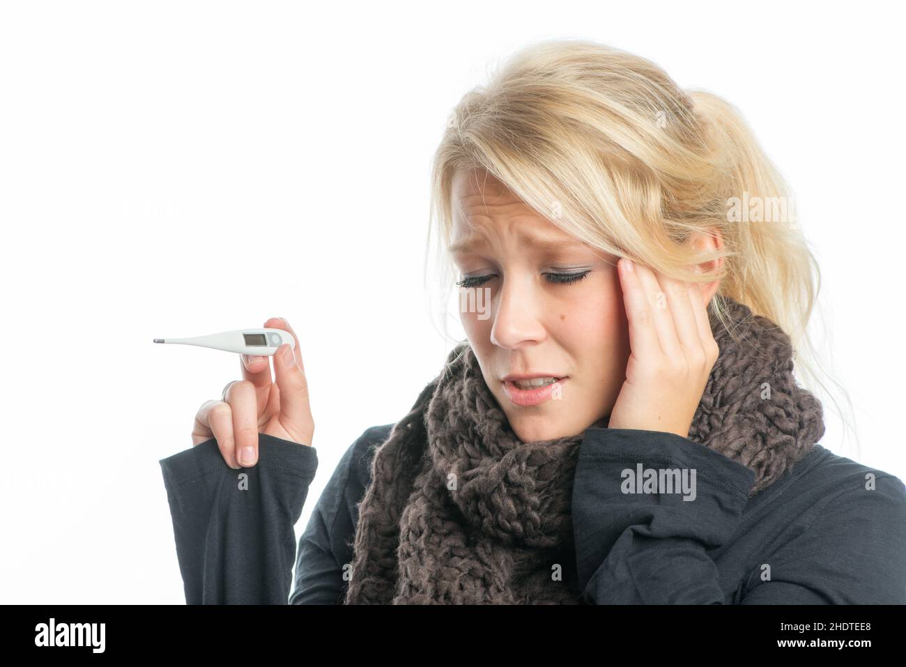 young woman, cold virus, fever, girl, girls, woman, young women, flu ...